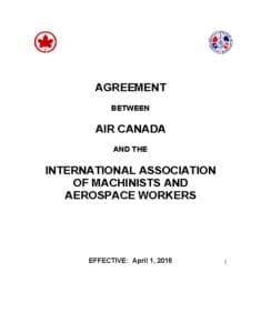 Collective Agreement | IAMAW Local 2323